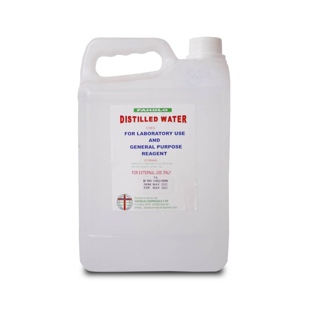 Distilled Water 5Ltrs – Alpha Medical Manufacturers Limited