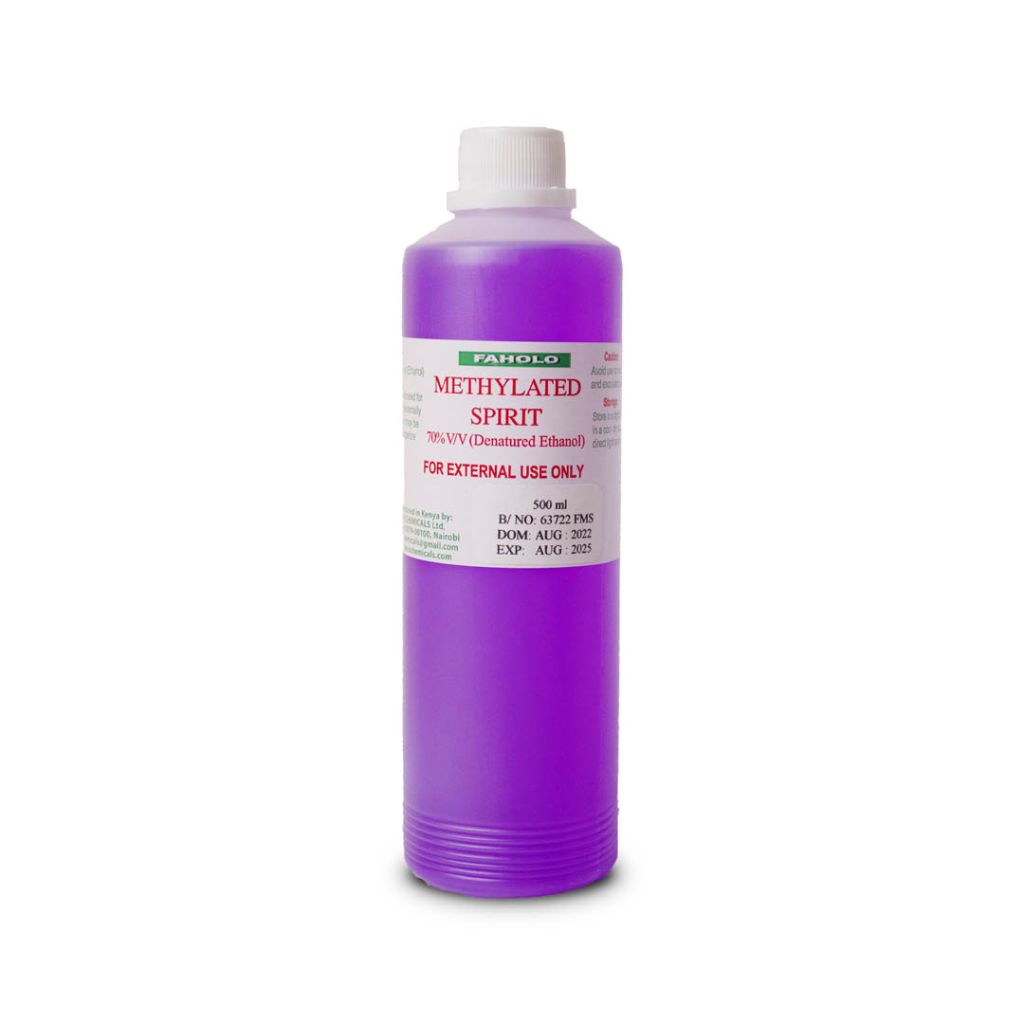 Methylated Spirit 500Ml 70% – Alpha Medical Manufacturers Limited