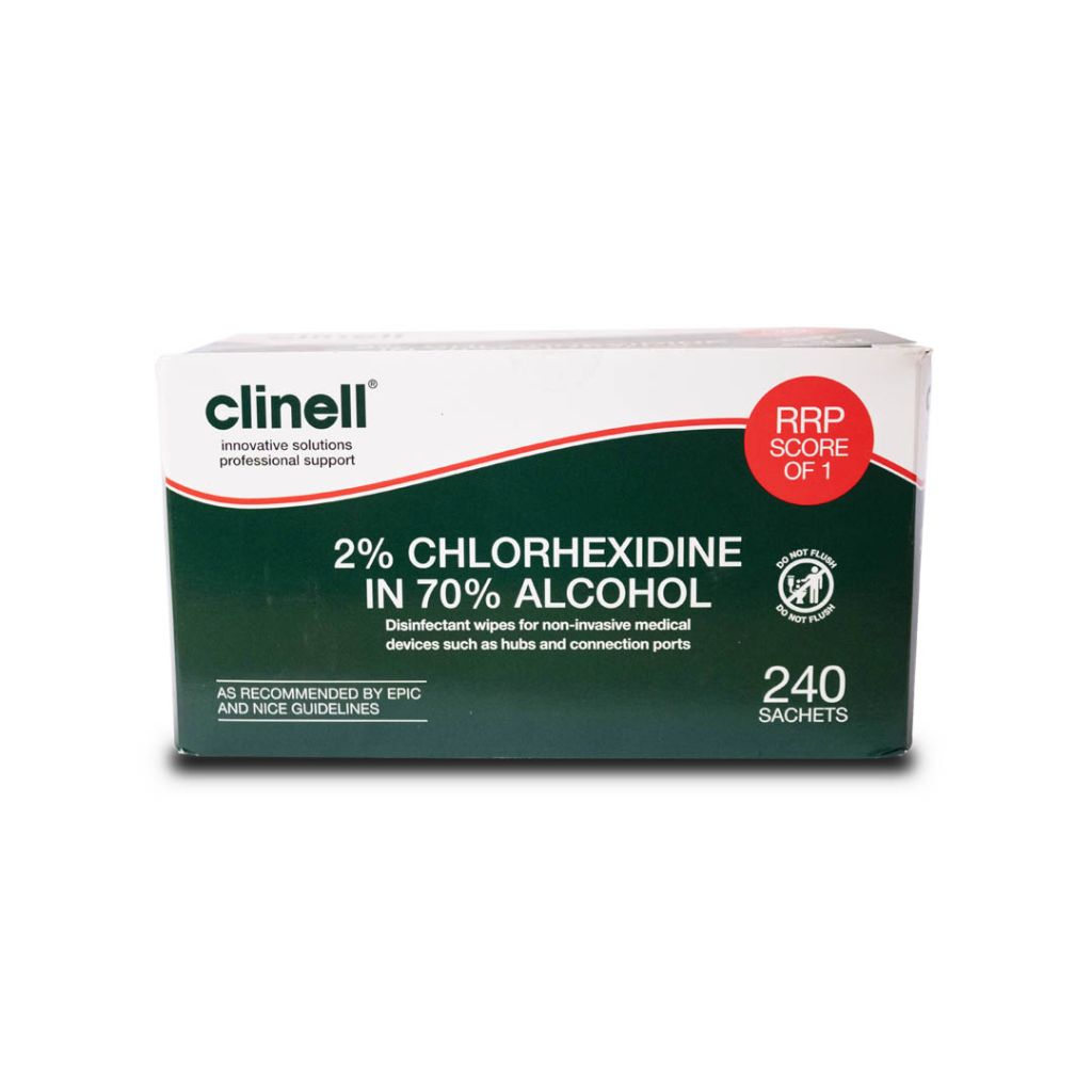 Clinell Non-Inv Med Devices Wipe (Green) -240’S – Alpha Medical ...